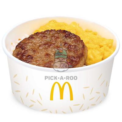 Sausage with Egg Rice Bowl Solo | PICK.A.ROO"