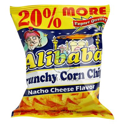 Alibaba Crunchy Corn Chips Nacho Cheese | PICK.A.ROO"