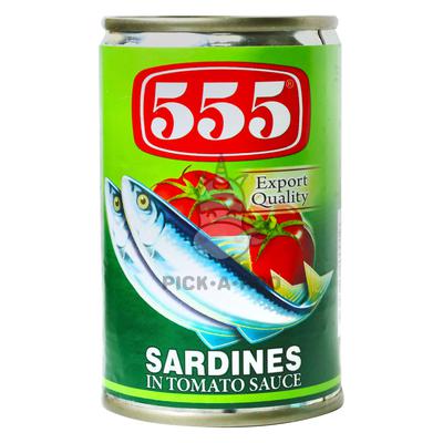 555 Sardines In Tomato Sauce Green | PICK.A.ROO"