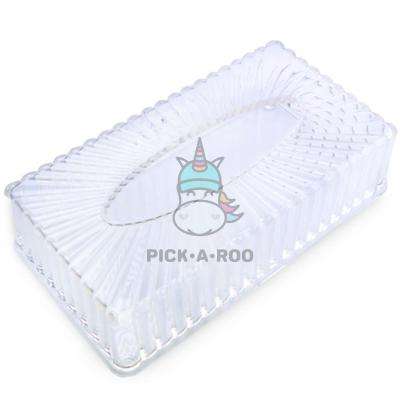 Cascade Tissue Box Clear | PICK.A.ROO"