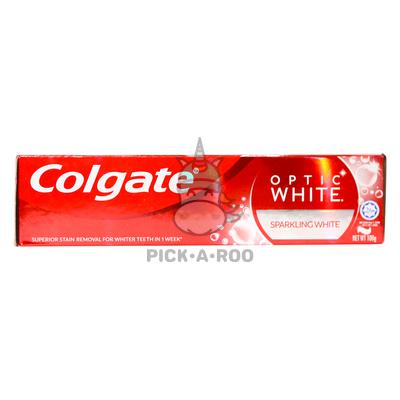 Colgate Optic White Whitening Toothpaste in Sparkling White | PICK.A.ROO"
