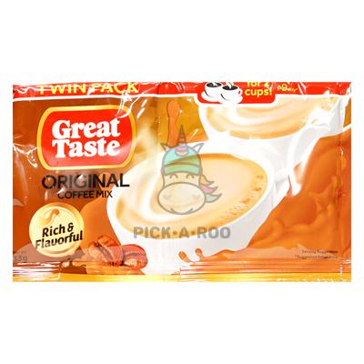 Great Taste 3 in 1 Original Instant Coffee Mix Twin Pack | PICK.A.ROO"