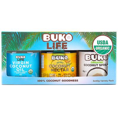Buko Organic Coconut Goodness Variety Pack | PICK.A.ROO"