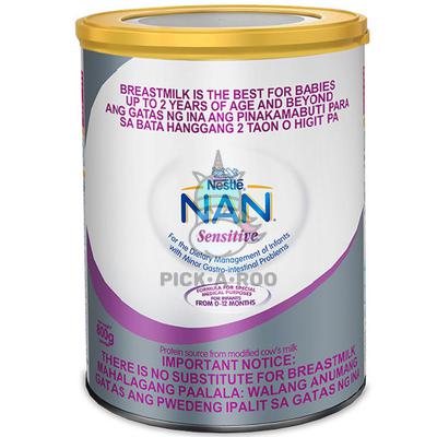 NAN Sensitive Powdered Milk Drink Infant Formula (From 0 - 12 Months ...