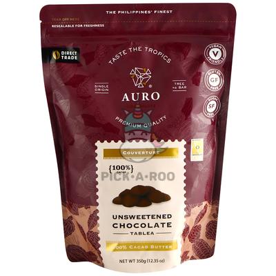 Auro 100% Cacao Unsweetened Chocolate Tablea | PICK.A.ROO"