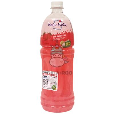 Mogu Mogu Strawberry Juice Drink with Nata de Coco | PICK.A.ROO"