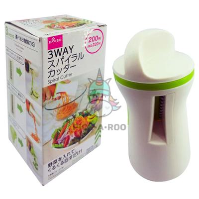 Daiso Japan 3-Way Spiral Vegetable Cutter | PICK.A.ROO"