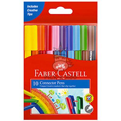 Faber-Castell Coloring Connector Pen Classic Set of 10 Colors | PICK.A.ROO"