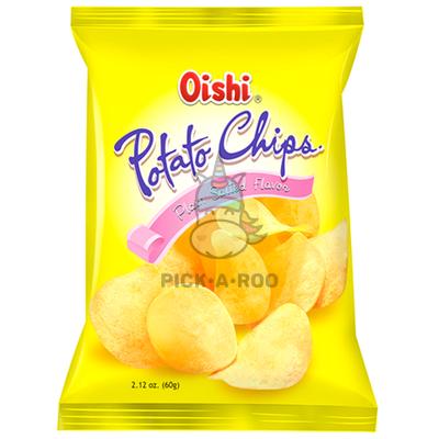 Oishi Natural Potato Chips Plain Salted | PICK.A.ROO"