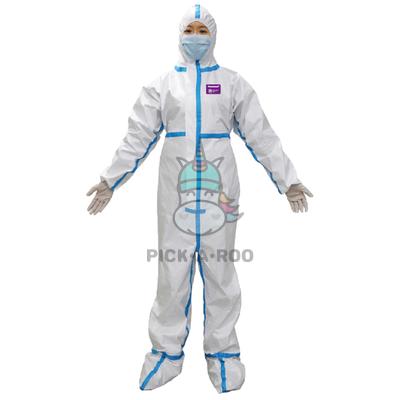 Panamed Coverall Blue Tape PPE Suit - XXL | PICK.A.ROO"