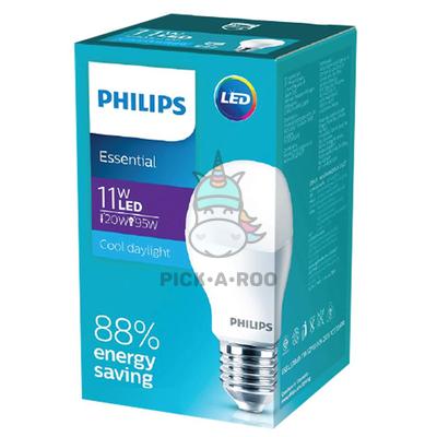 Philips Essential Led Bulb 11W Cool Daylight 3-Pack | PICK.A.ROO"