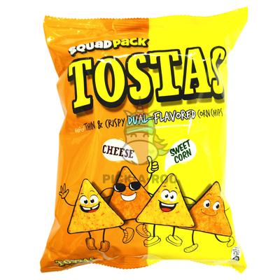 Tostas Squadpack Dual-Flavored Corn Chips in Cheese and Sweet Corn ...