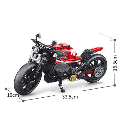 Pingao Building Blocks 30017 Come Alive Motorcycle Series Velocity R (566 Pieces) | PICK.A.ROO"