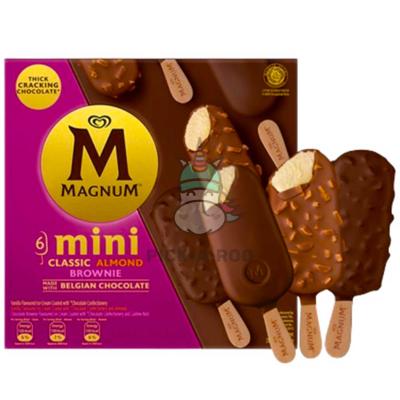 Selecta Magnum Mini Classic Almond Brownie Ice Cream Pack | PICK.A.ROO"