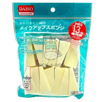 Daiso Japan Wedge Makeup Sponge Pack 13pcs | PICK.A.ROO"