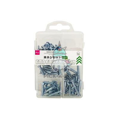 Daiso Wood Screw Set 69 pieces | PICK.A.ROO"