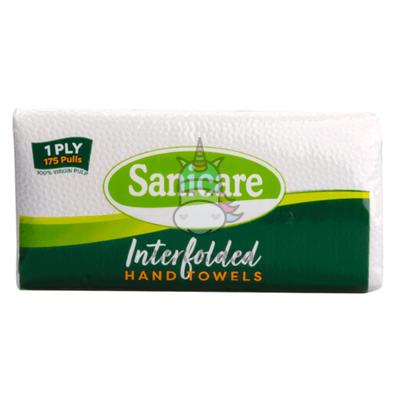 Sanicare Regular 1 Ply Interfolded Paper Towel | PICK.A.ROO