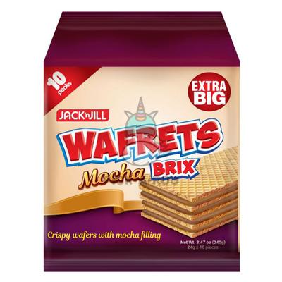 Wafrets Mocha Brix Extra Big Crispy Wafer with Mocha Filling | PICK.A.ROO"